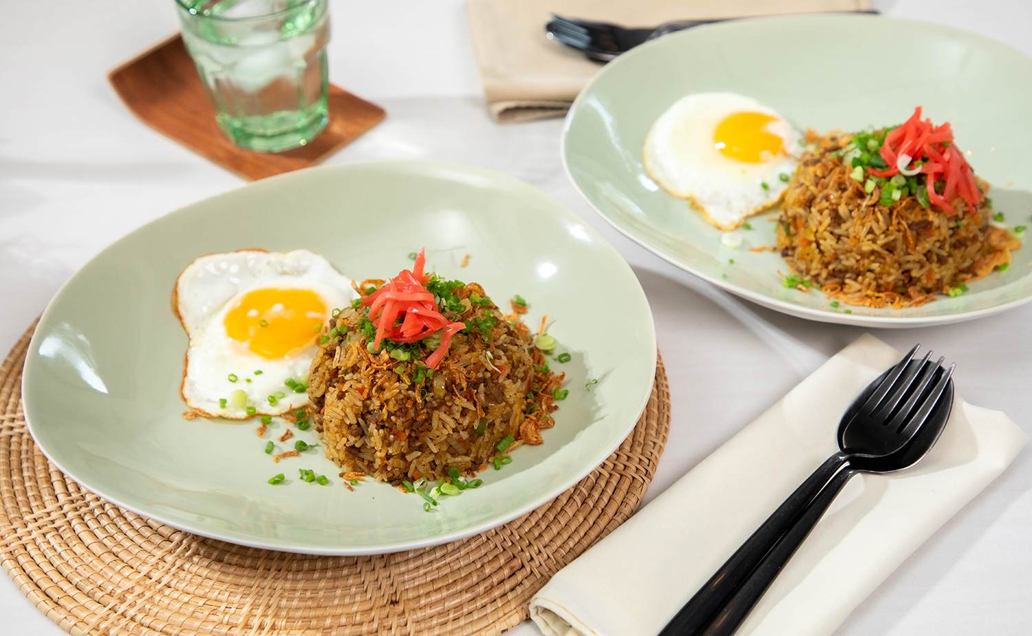 Japanese Curry Beef Fried Rice (ข้าวผัดเนื้อผงกะหรี่ญี่ปุ่น)